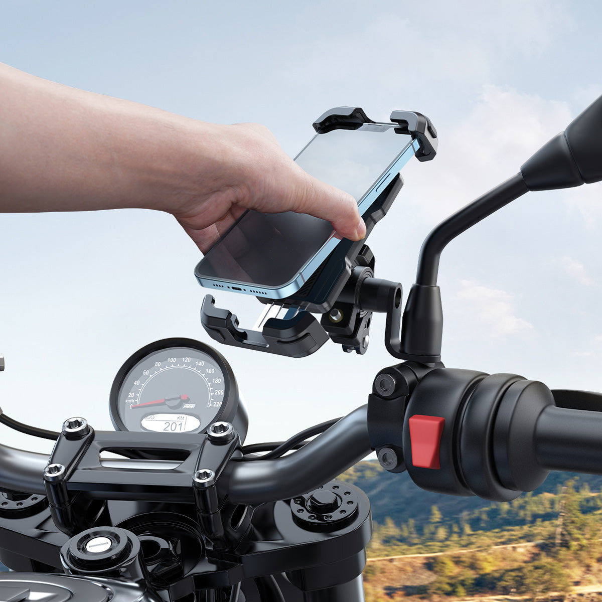 Lamicall universele telefoonhouder bp08 – fietsaccessoires.nl