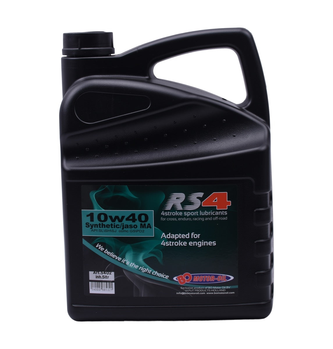 Bo motor oil motorolie bo rs4 sport (5l) – fietsaccessoires.nl
