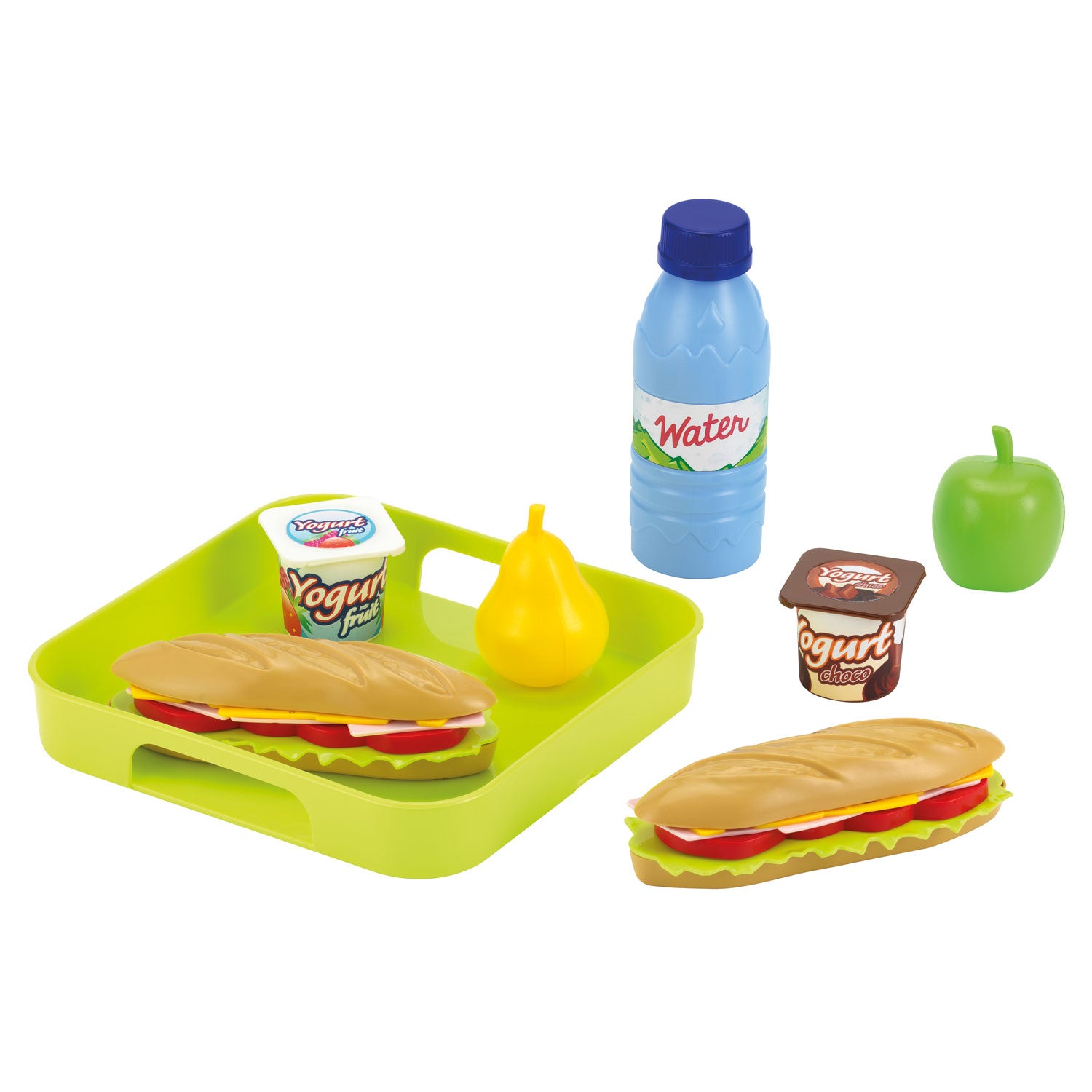 Ecoiffier 100% Chef Sandwich Set met Dienblad – Fietsaccessoires.nl