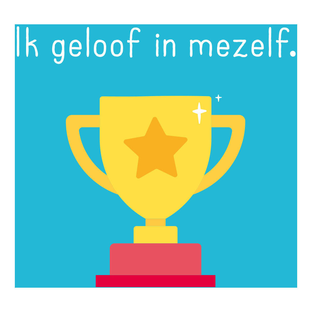 Deltas ik geloof in mezelf ! - affirmatiekaarten voor – Fietsaccessoires.nl