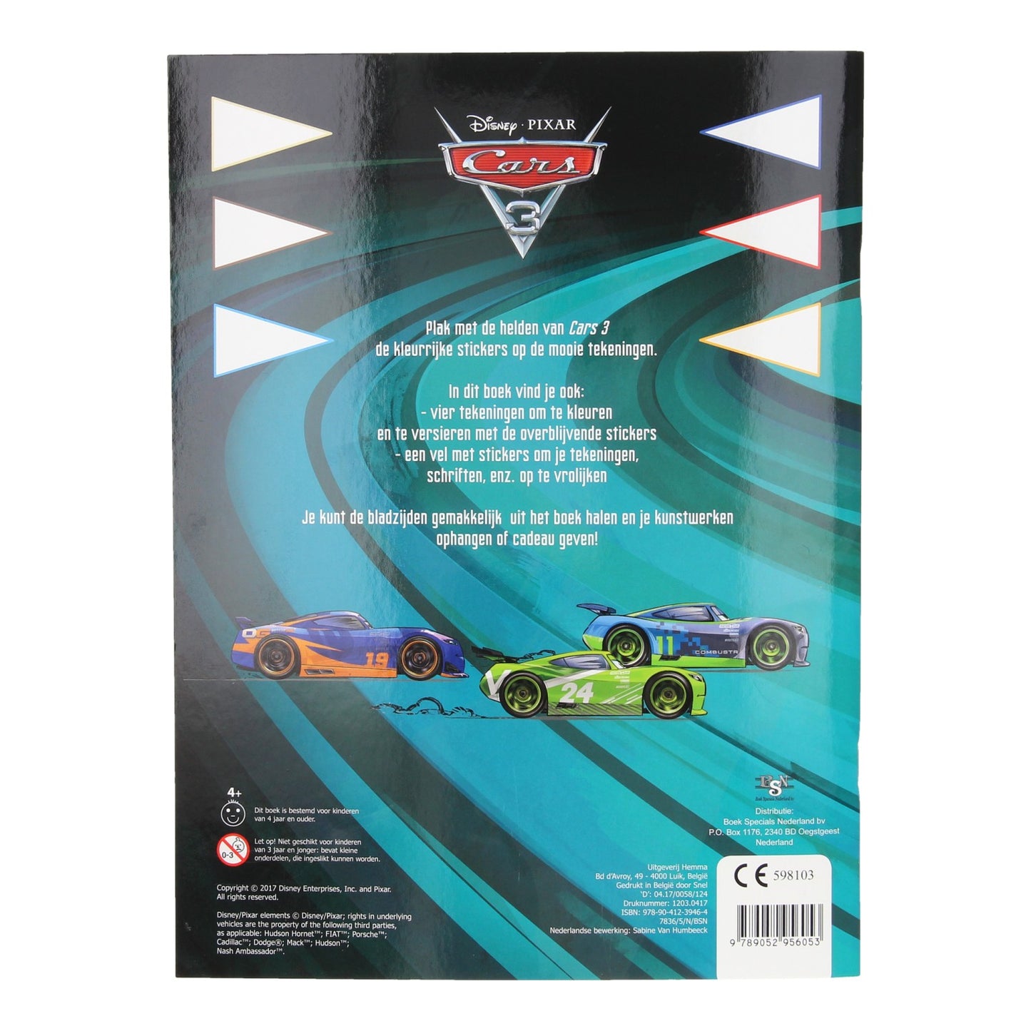 Cars 3 Sticker- en Kleurboek – fietsaccessoires.nl
