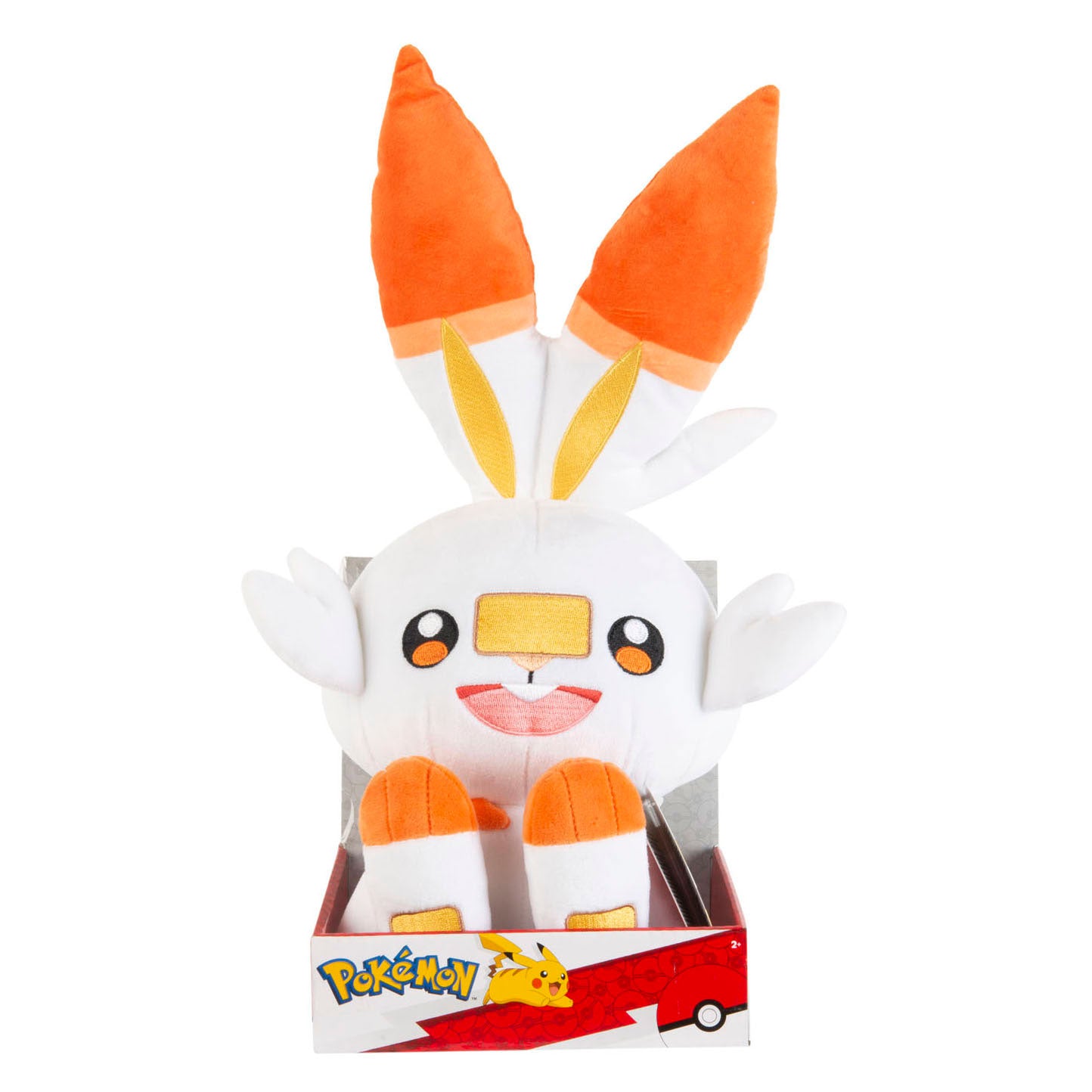 Boti Pokemon Pluchen Knuffel Scorbunny, 30cm – fietsaccessoires.nl