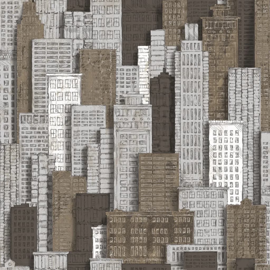 Noordwand behang urban friends & coffee city apartments wit ...