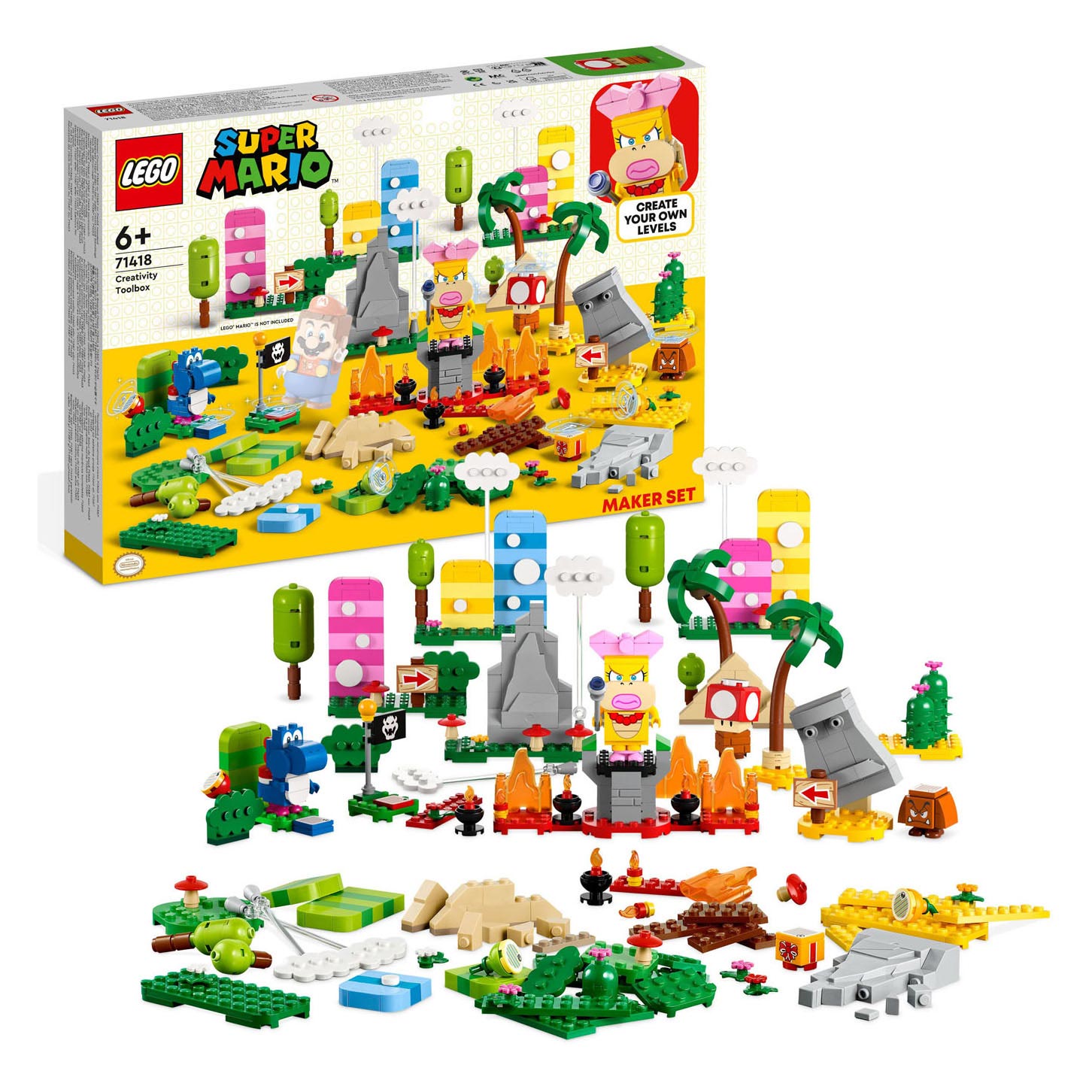 Lego LEGO Super Mario 71418 Makersset: Creatieve – fietsaccessoires.nl