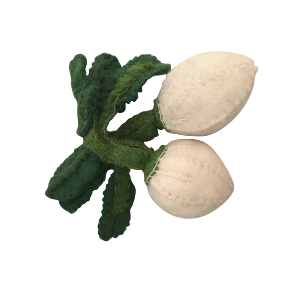 Papoose Toys Felt Food Turnip Veggies – fietsaccessoires.nl