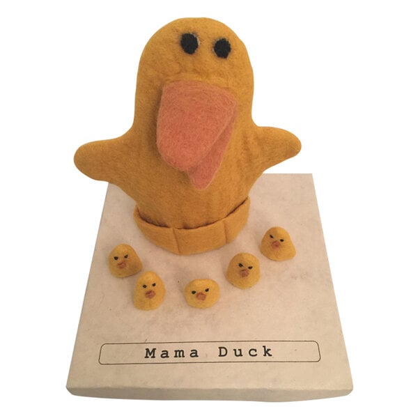 Papoose Toys Story Puppet Mama Duck 5 Ducki – fietsaccessoires.nl